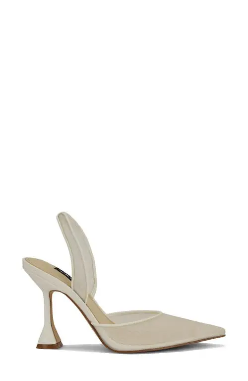Nine West Kansy Slingback Pump - Off White