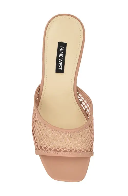 Nine West Cabana Slide Sandal - Light Natural