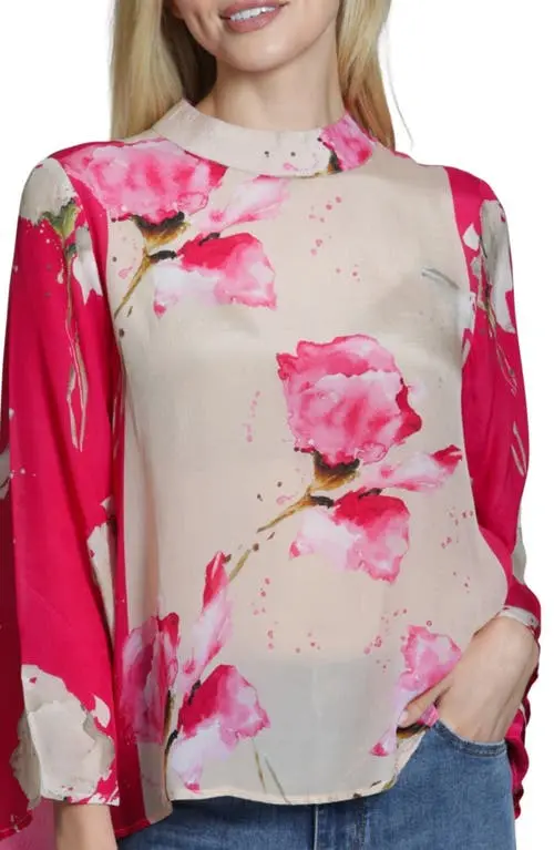APNY Floral Top - Pink Multi
