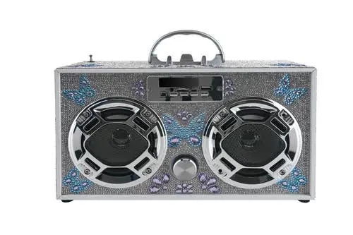 TREND TECH Boombox Bluetooth Speaker - Butterfly