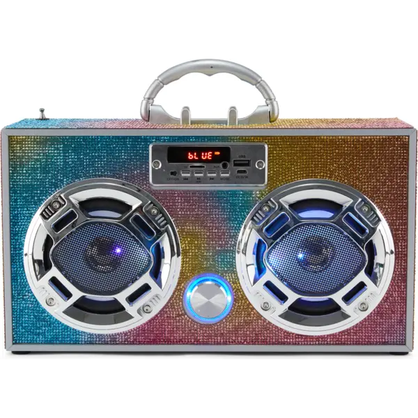 TREND TECH Boombox Bluetooth Speaker - Swirl Bling