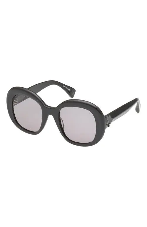 Rag & Bone 52mm Round Sunglasses - Shiny Fudge/fudge Lenses