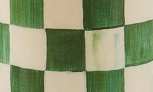 MACKENZIE-CHILDS Check Flameless 7-inch Pillar Candle