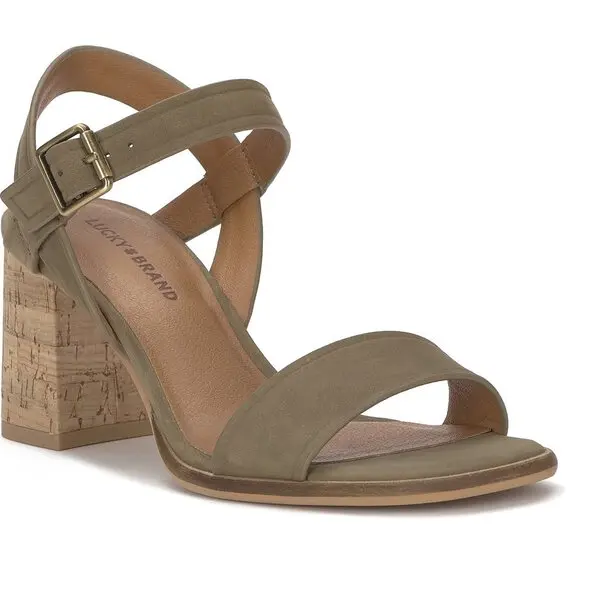 Lucky Brand Ankle Strap Sandal - Capers