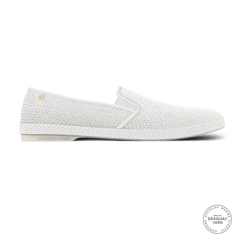 Rivieras Classic Mesh Slip-on Loafer - White