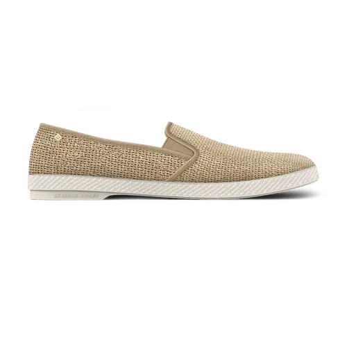 Rivieras Raffia Slip-on Loafer - Beige