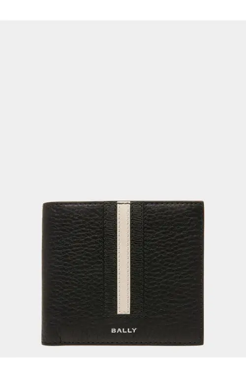 Bally Ribbon Id Coin Wallet - Black