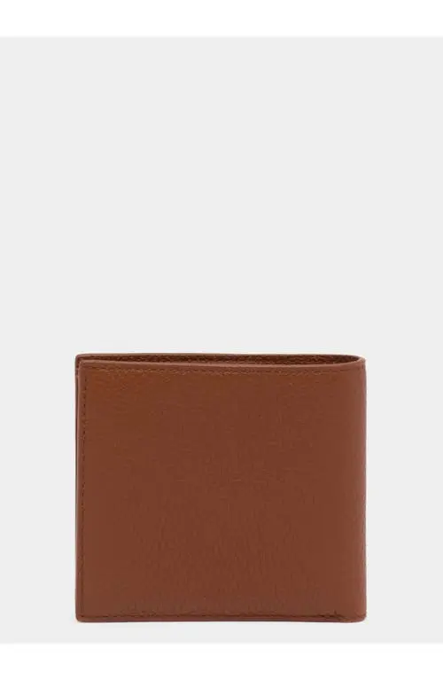Bally Ribbon Id Coin Wallet - Brown