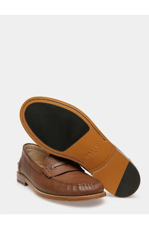 Bally Ron Leather Moccasins - Brown