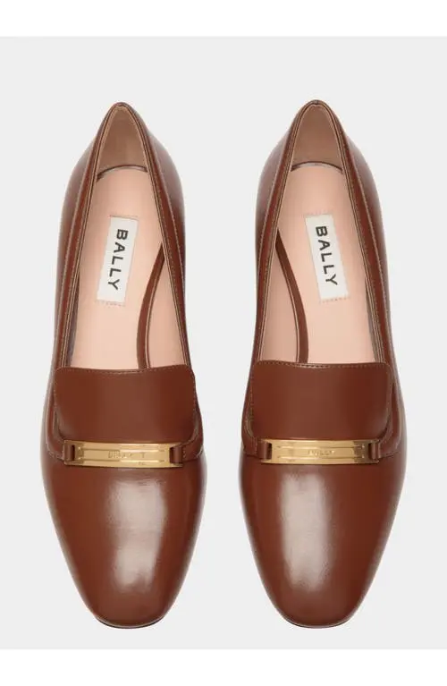 Bally Deco Leather Pumps