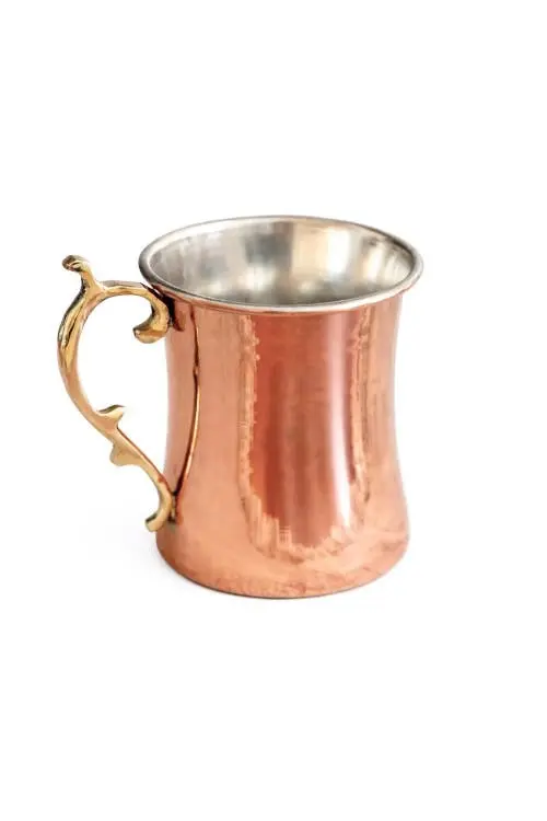 COPPERMILL KITCHEN Vintage Inspired Cocktail Mugs - Brass