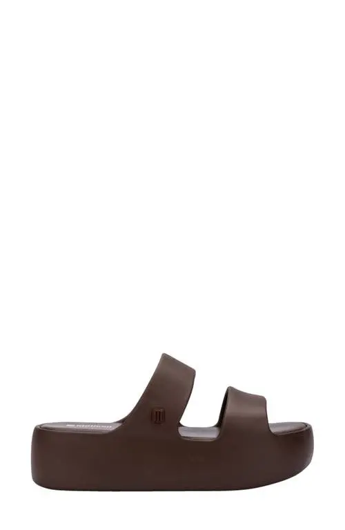 Melissa Free Line Platform Slides - Bronze