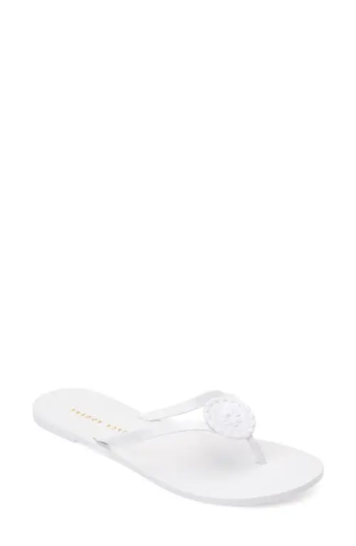 Jack Rogers Roxy Jelly Sandal - White
