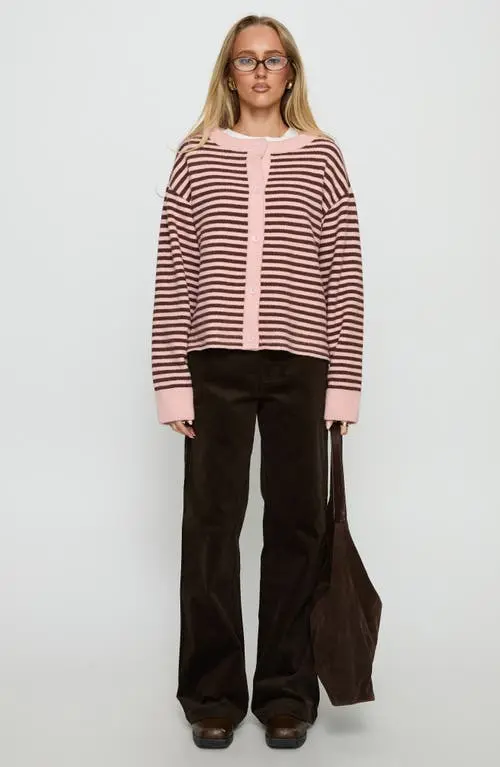 Princess Polly Darnelle Stripe Cardigan