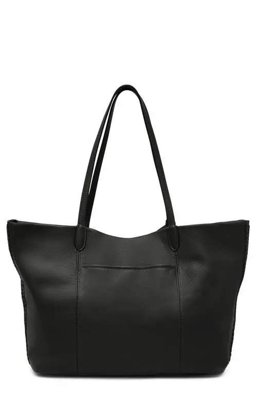 AIMEE All For Love Convertible Leather Shopper Bag - Black