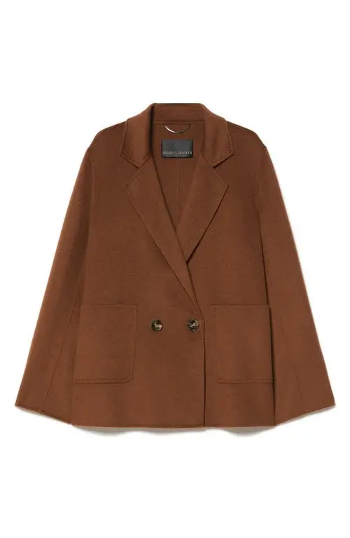 Marina Rinaldi Double-breasted Virgin Wool Jacket