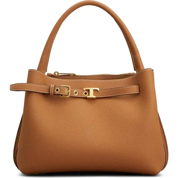 TOD'S Mini T Timeless Leather Top Handle Bag