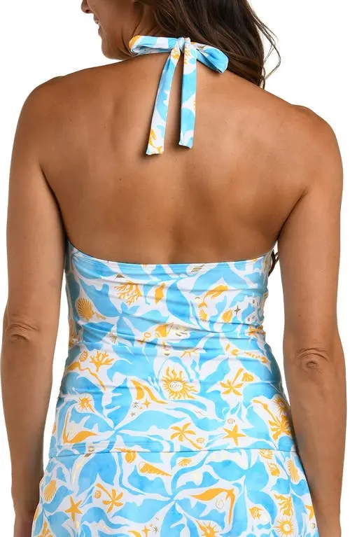 La Blanca Halter Tankini Top