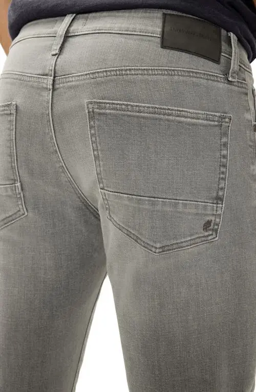 SILVER JEANS CO. Konrad Slim Straight Leg Jeans - Grey