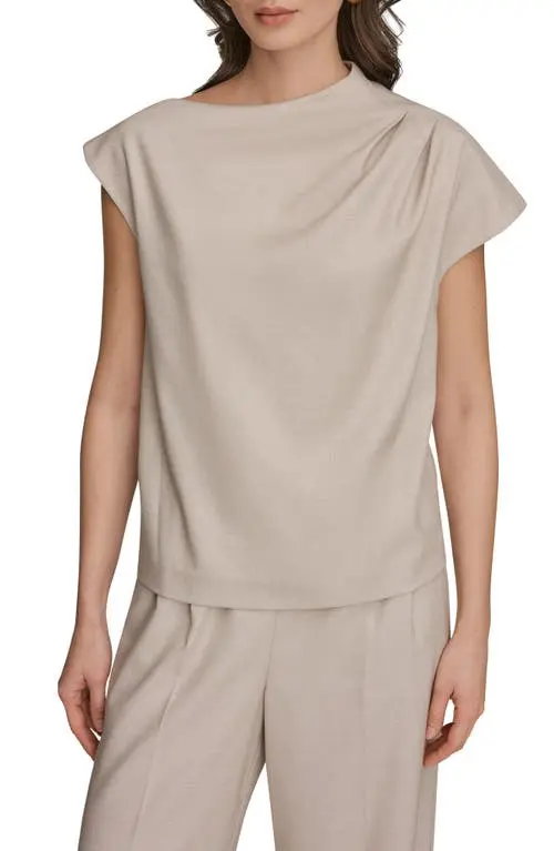Donna Karan New York Drape Pleated Top