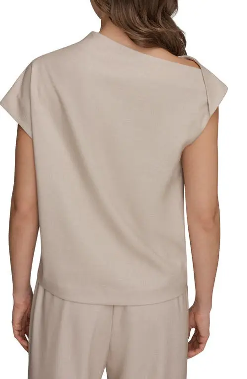 Donna Karan New York Drape Pleated Top