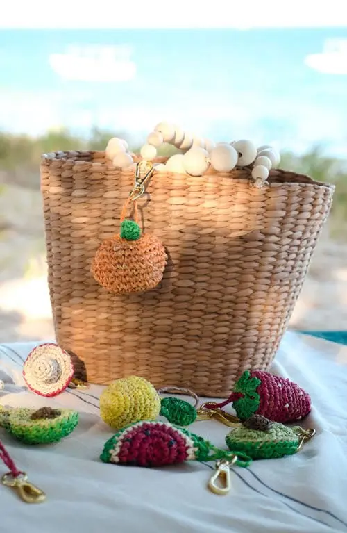 Likhâ Raffia Bag Charm