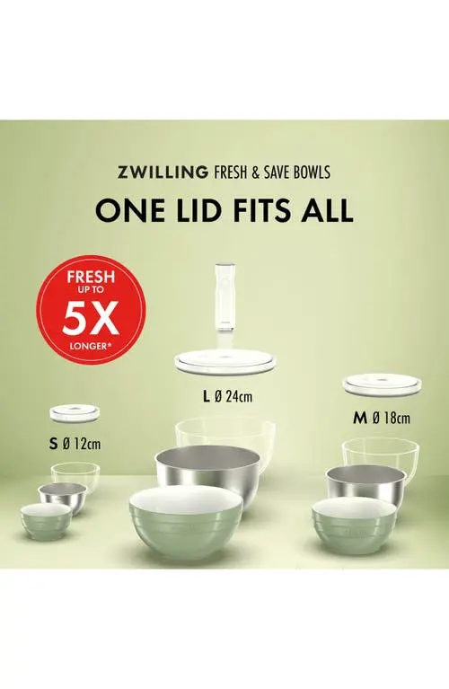 ZWILLING Fresh & Save 3-piece Glass Bowl & Lid Set