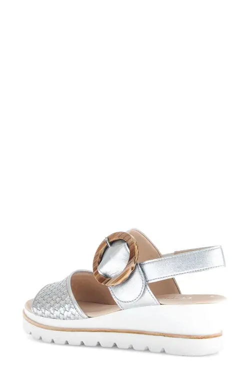 Gabor Lug Sole Quarter Strap Sandal
