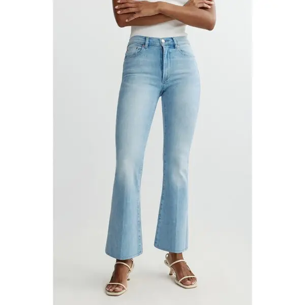 DL1961 Bridget Boot Instasculpt™ High-waist Crop Jeans - Prairie