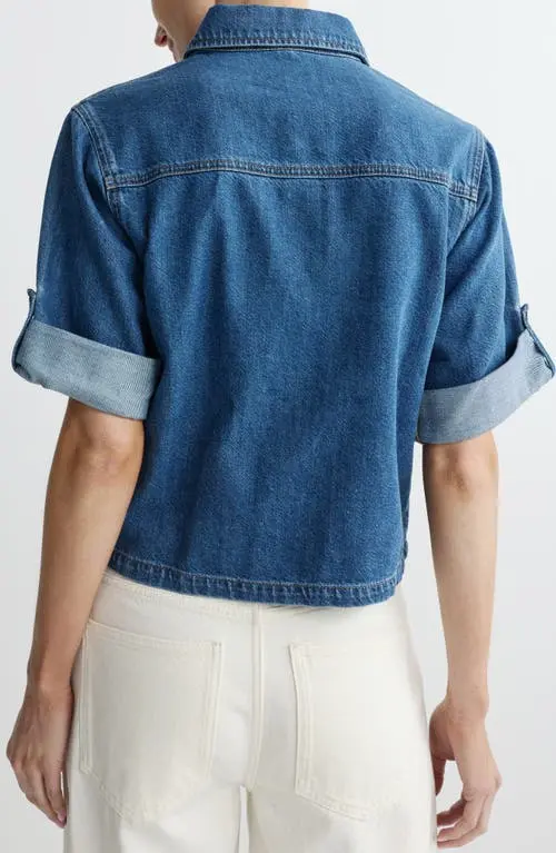 DL1961 Montauk Cuffed Denim Top