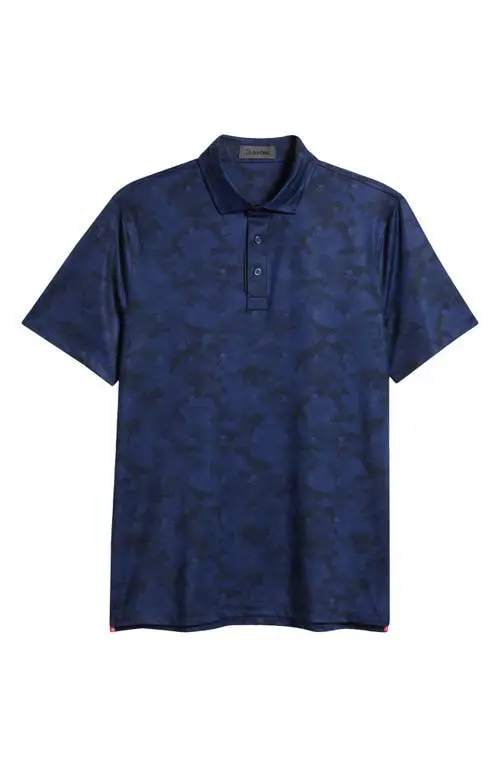 G/fore Icon Camo Stretch Tech Jersey Golf Polo Shirt - Twilight