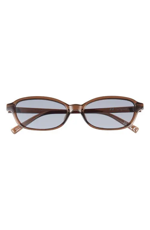 Le Specs Honey Pot 55mm Oval Sunglasses - Cocoa/smoke Tint