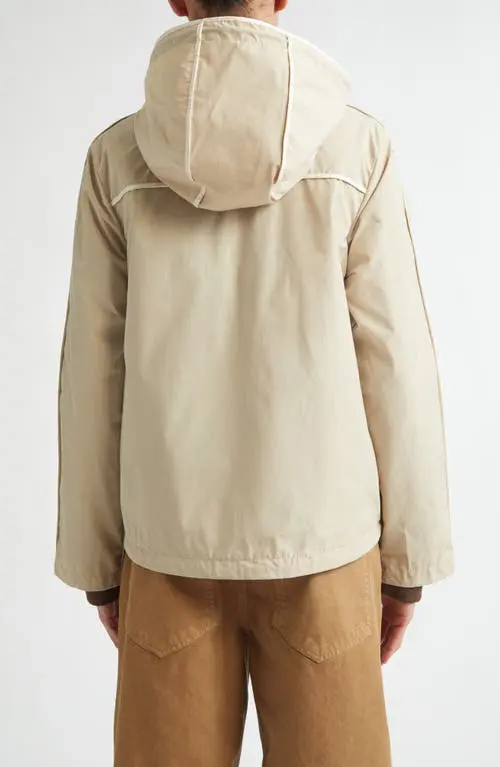 Moncler Sarracenia Hooded Windbreaker Jacket - Beige