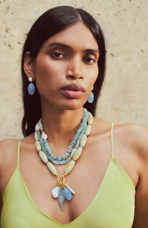 LIZZIE FORTUNATO Big Sur Drop Earrings
