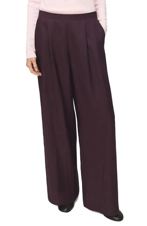 Mango Pleated Palazzo Trousers