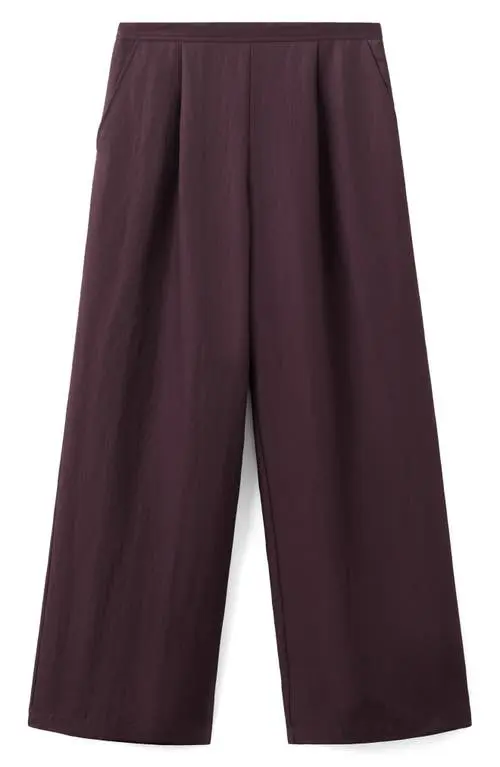 Mango Pleated Palazzo Trousers