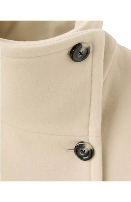 Mango Double Breasted Stand Collar Coat