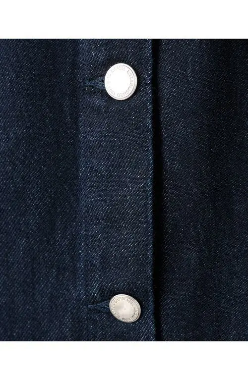 Mango Long-sleeve Denim Jumpsuit