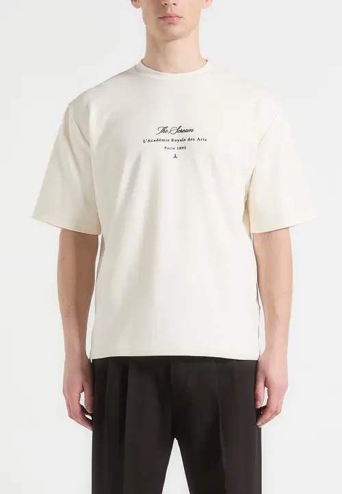 Manière De Voir The Scream Cotton T-shirt - Cream