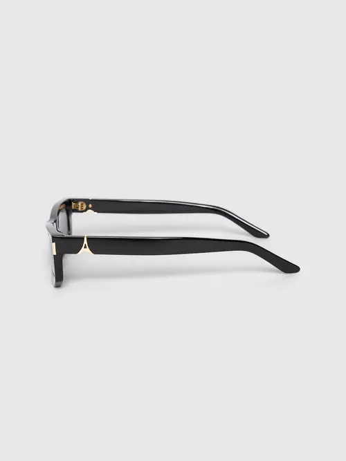 Manière De Voir Milan Curved-frame Sunglasses - Black