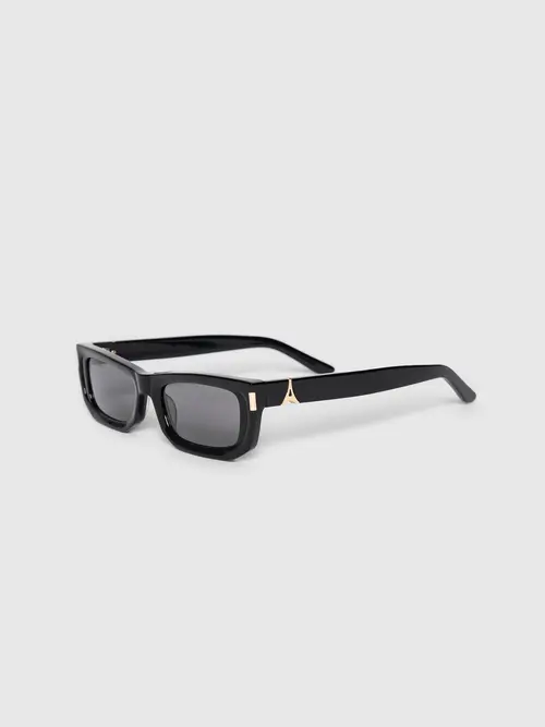 Manière De Voir Milan Curved-frame Sunglasses - Black