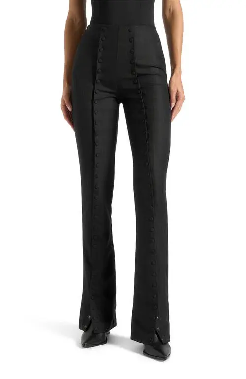 Manière De Voir Tailored Trousers With Button Detail