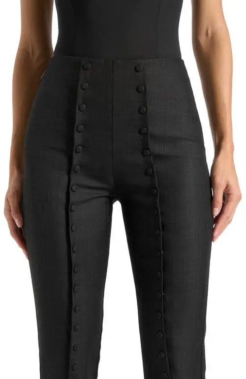 Manière De Voir Tailored Trousers With Button Detail