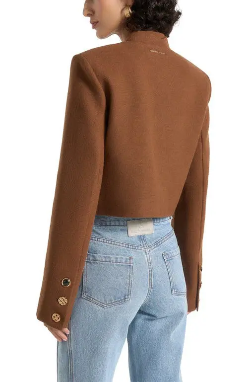 Manière De Voir Evana Structured Wool Jacket