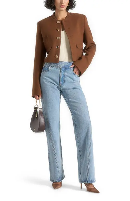 Manière De Voir Evana Structured Wool Jacket