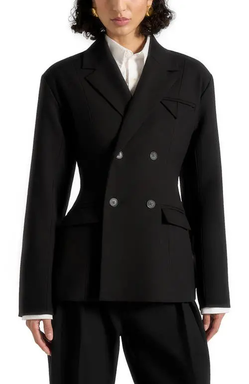 Manière De Voir Maia Double Breasted Blazer