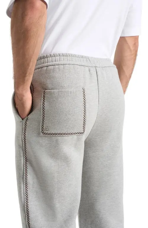 Manière De Voir Marcel Whipstitch Regular Jogger - Light Grey