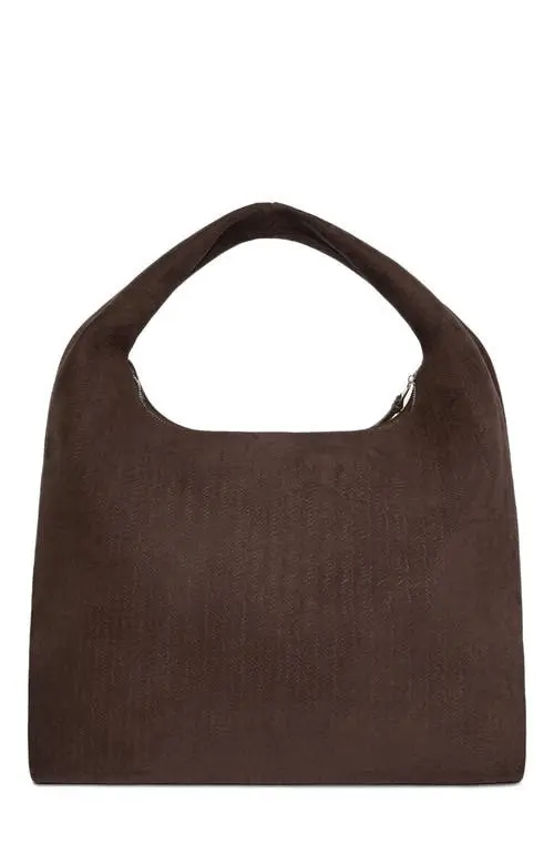 Manière De Voir Aubin Braided Suede Hobo Bag