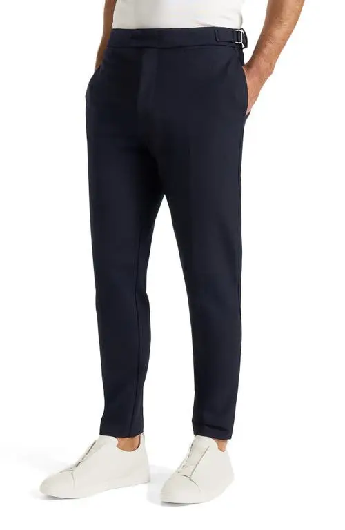 Manière De Voir Aiden Slim Fit Stretch Trousers - Navy