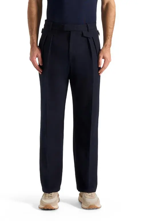 Manière De Voir Pierre Relaxed Fit Pleated Tailored Trousers